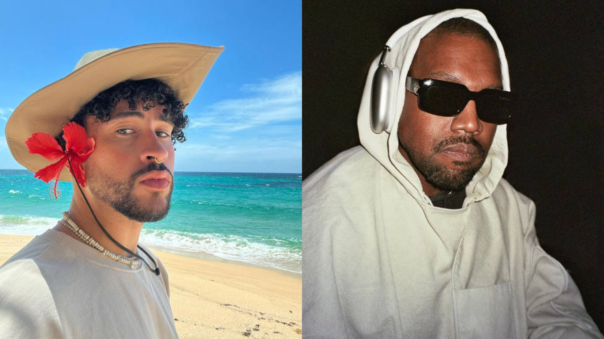 Kanye West confiesa que su mayor competencia es Bad Bunny